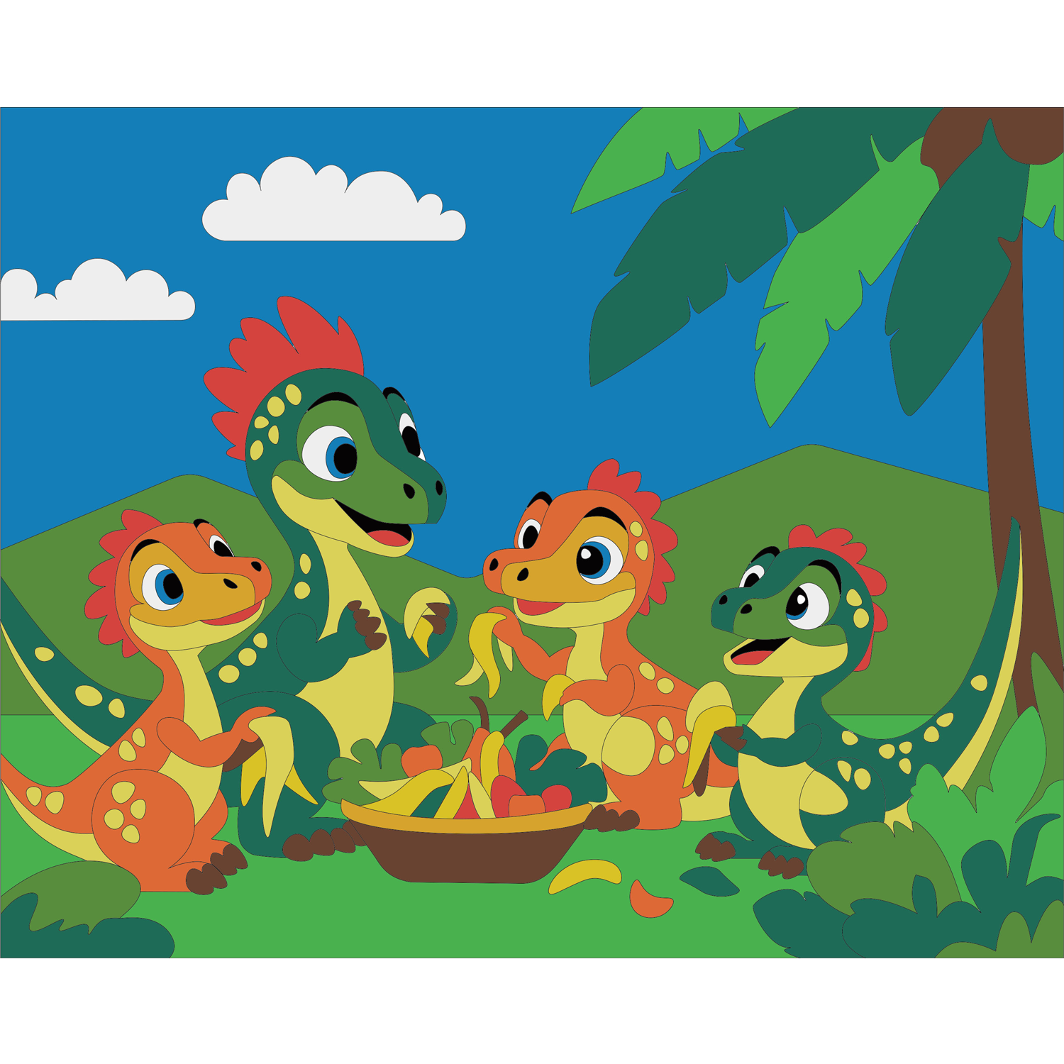 Dino Picnic Paradise – The Taste of Balance